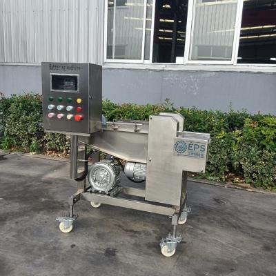 China Vissen, garnalen en balletjes slaan- en bakmachine voor thermische verwerking Te koop
