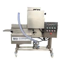 China Automatic Grade Automatic Chicken Flouring Machine for Chicken Nuggets and Popcorn for sale