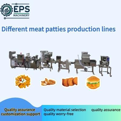 中国 小規模産業 肉磨き機 オーダーメイド チキンナゲット 生産 機械 販売のため