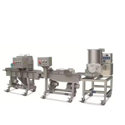 中国 小規模産業 肉磨き機 オーダーメイド チキンナゲット 生産 機械 販売のため