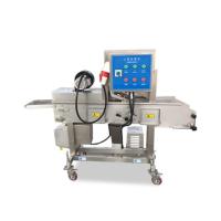China Automatic Breading Machine BM600 for Automatic Hamburger Manufacturing Line for sale