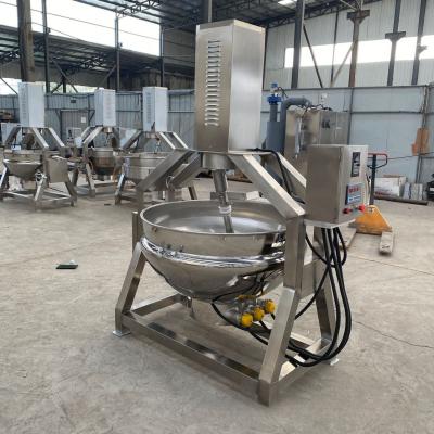 China Stainless Steel Cook Mixer Machine with Jacket Layers and Spices Seasonings Agitator for sale