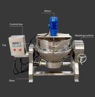 China Mixer for Supply Industrial Automatic Food Processing Machine Gas Cooking Jacketed Kettle for sale