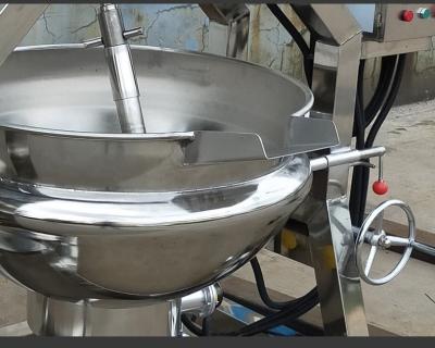 Cina 1200*900*900 Miscelatore per cucina a gas inclinabile con giacca in acciaio inossidabile per l'industria alimentare in vendita