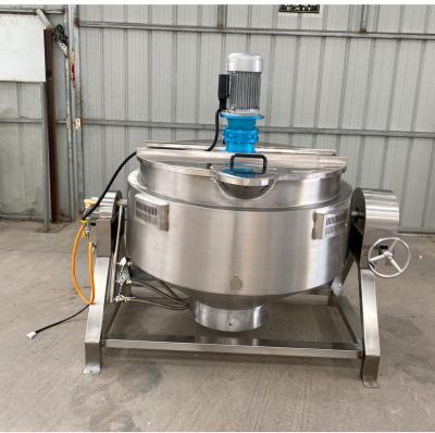 Cina Mixer per cucina industriale vaso giacca bollitore personalizzato in acciaio inossidabile di qualità alimentare 100L marmellata in vendita