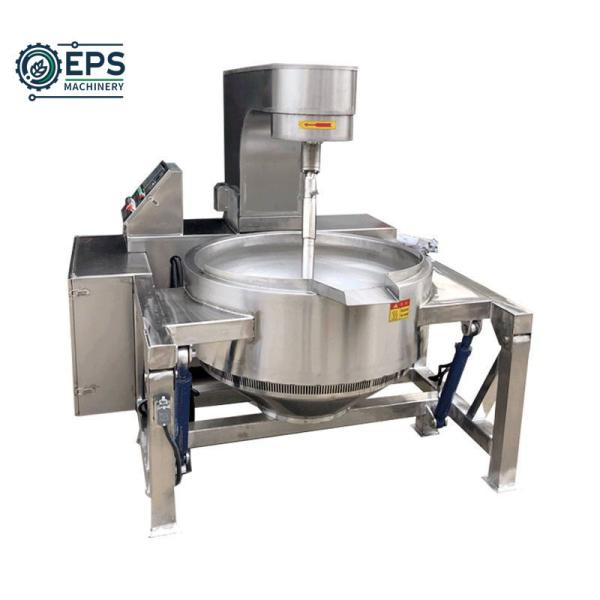 Gas Powered Heavy Duty Horizontal Mixer for Vacuum Jam and Strawberry Sauce Making