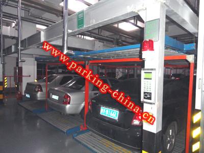 China Lift-Slide Hydraulic Puzzle Parking System PSH2 double stacker smart parking for sale
