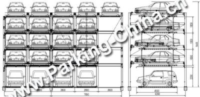 China China Dayang Parking Multi-floors vertical China parking vertical horizontal Puzzle Car Parking System Parking Solution for sale