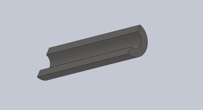 China 1.80g/cm3 High Strength Graphite Launder for sale