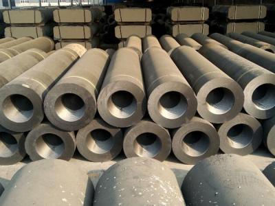 China High Power Nominal Diameter 86 mm graphite electrode backing for making copper matte for sale
