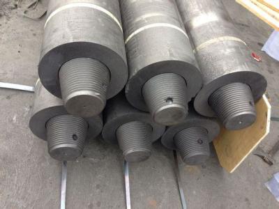 China oxidation resistance Nominal Diameter 84 mm 12 mm graphite electrodes in resistance furnace for sale