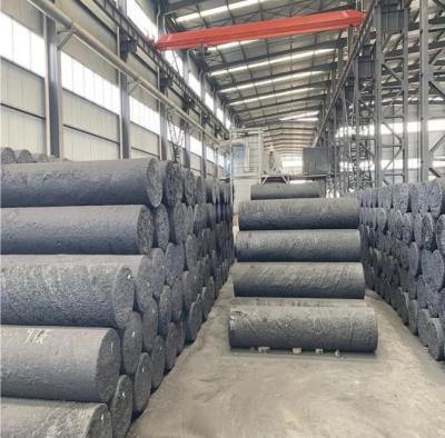 China High Carbon Graphite EleDiameter 500mm UHP Graphite Electrode For Refining Furnace for sale