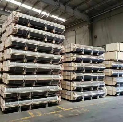 China Corrosion Resistant Acid Alkali Resistant UHP Graphite Electrode High Power Electrode with Nipple for sale