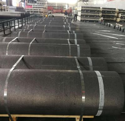 China HP Grade 300mm Graphite Electrode Thermal Stability for Smelting for sale