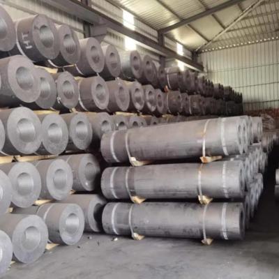 China HP 6 Inch Graphite Electrode 150mm Graphite Electrodes With Nipples for sale