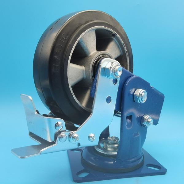 Quality Rubber Casters Heavy Duty Casters  Aluminum Core 8