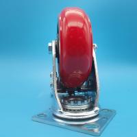 Quality Temperature Resistance PP Industrial Industrial Wheel Casters Singel 8" Lockable for sale