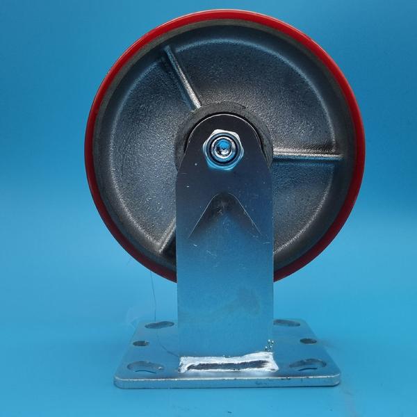 Quality Cost-effective  Heavy Duty  Steel Casters Iron Core   Singel  4
