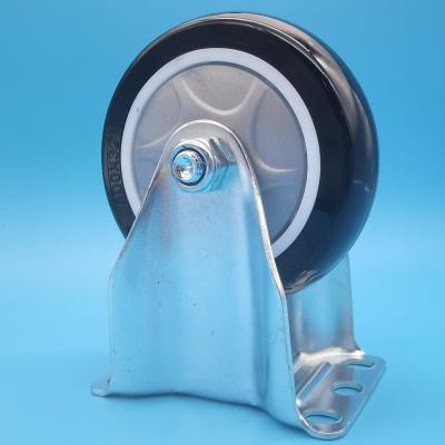 China Floor Protection Medium-duty TPU Castors Singel Wheels  4