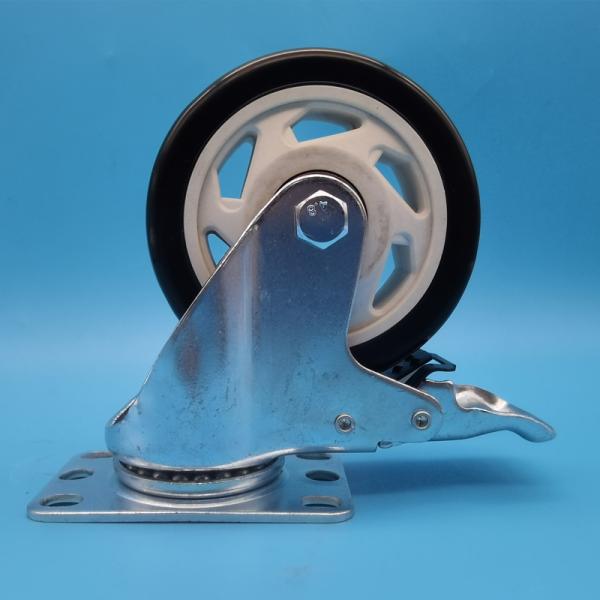Quality Load Capacity Industrial PP Trolley Wheels Medium Duty Casters Singel Wheels 4 