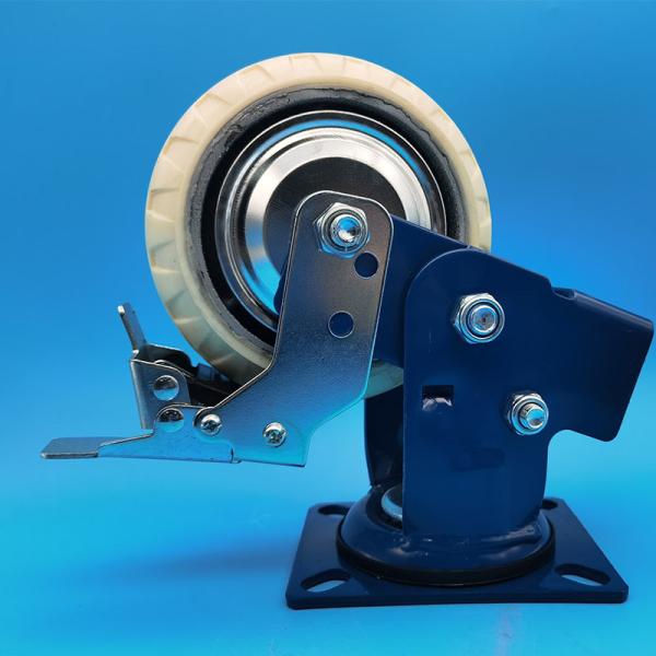 Quality Anti Slip Heavy Duty PU Heat Resistant Caster Wheels - 35–80°C  PU Castors 4