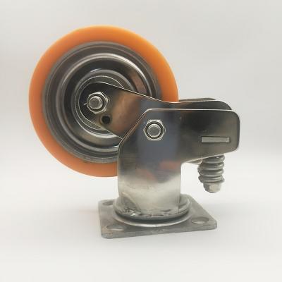 China Heat Resistant (-50-115°C) TPR Caster Wheels with Non-Marking Quiet Operation for Industrial and Warehouse Use for sale