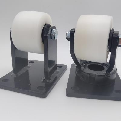 China Heavy Duty Strong Nylon Wheel Caster Extra Heavy Duty Casters  3 Inches Lockable Brake Industrial Equipment for sale