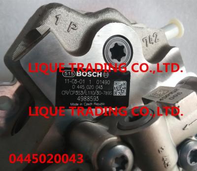 China BOSCH Pump 0445020043 , 0 445 020 043 for ISDE 4988593 3975701 for sale