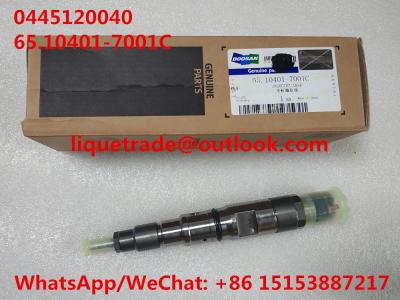 Chine Injecteur commun 0445120040, 0 445 120 040 de rail pour DOOSAN 65.10401-7001C, 65.10401-7001 à vendre