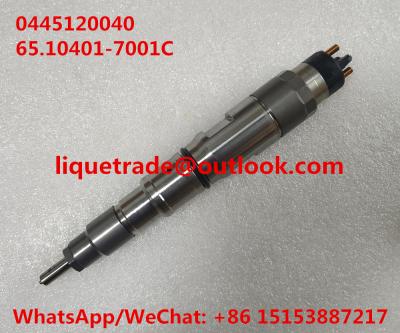 Chine Injecteur 0445120040, 0 445 120 040, 65.10401-7001C, 65.10401-7001 de BOSCH pour DOOSAN à vendre