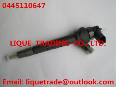 China Inyector común 0445110647, 0 445 110 647, 0445 110 647 del carril de BOSCH para VOLKSWAGEN 03L130277J, 03L130277Q en venta