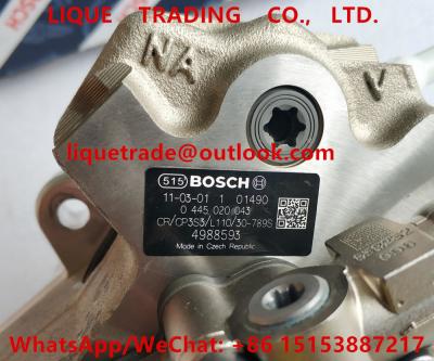 China BOSCH Common Rail Fuel Pump 0445020043 , 0 445 020 043 , 4988593 , 0445 020 043 , 445020043 for sale