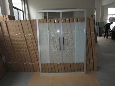 China Amman Hot Selling Sliding Shower Glass, Jordan Hot Selling Shower Screens For Hotel Bathrooms for sale