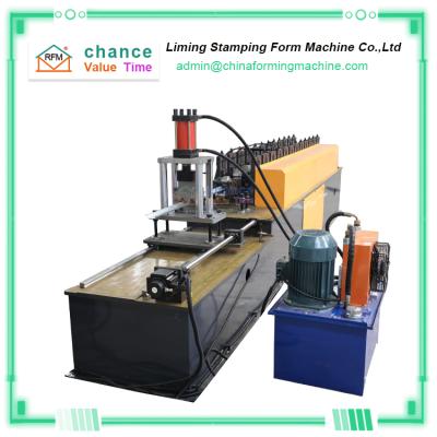 China Omega Profile Drywall Light Gauge Keel Steel Frame Roll Forming Machine for sale