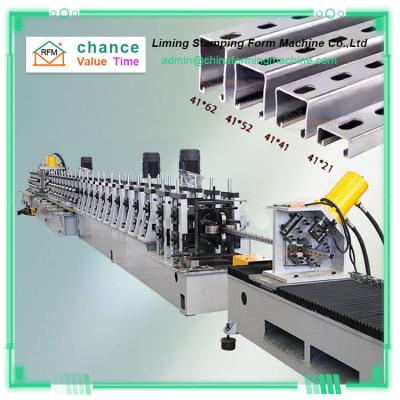 China Photovoltaic Support C Channel Strut Solar Panel Mounting Structure Roll Forming Machine for sale