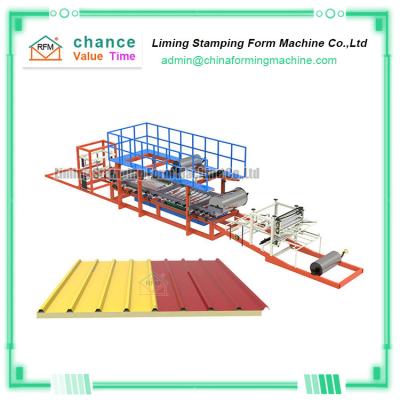 China 8 Tons Eps Sandwich Panel Making Machine for sale
