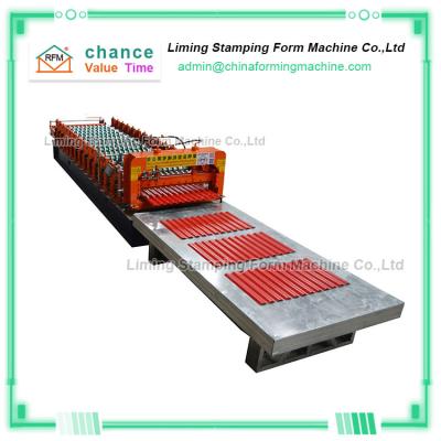 Китай крен гофрированный 18m/min бывший, черепицы 4.5tons делая машину продается