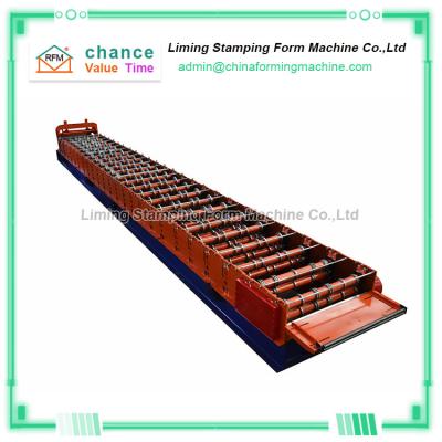 Los pasos de formación de la máquina 18 de la cubierta de piso de Aluzinc tocan la operación