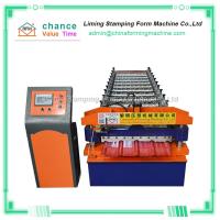 China Construction Metal Roofing Panel Machine For Colored Ceramic Tile for sale