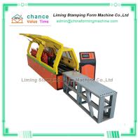 China Wall Angle Roll Forming Machine Hydraulic 5 5KW Servo tracking cutting for sale