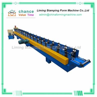 China 0.8mm Roof Decoration Gutter Roll Forming Machine 75mm Shaft for sale