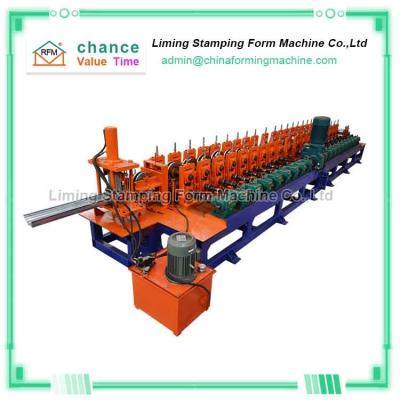 China Metal 75mm Shaft 5.5kw Gutter Forming Machine for sale