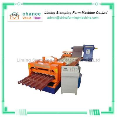 China Automatic Glazed Tile Metal Steel Cold Roll Roof Panel Forming Machine for sale