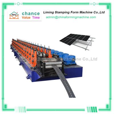 Cina macchina media fondente del sostegno del piatto 25m/Min Steel Roll Formers Photovoltaic di 30mm in vendita