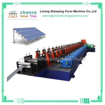 China 20-25 Channels 30m/Min Roll Forming Equipment Automatic For Photovoltaic Mounting for sale
