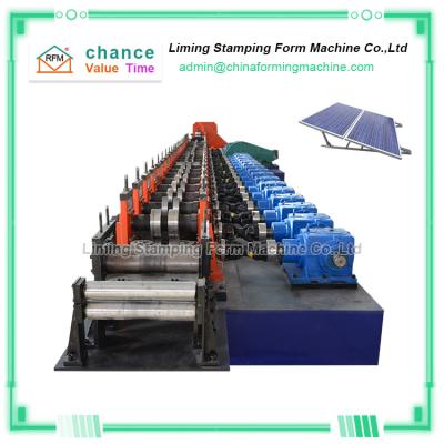 Cina fabbricazione fotovoltaica di Manica di 15m/Min Metal Forming Machine Solar in vendita