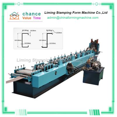 China Fully Automatic C And Z Purlin Machine Stepless Cutting Steel Integrated for sale
