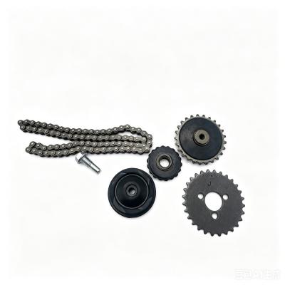 China High Precision Engine Timing Chain Kit Tensioner Guide Wheel Timing Sprocket Replacement For Honda CD110 Motorcycle for sale