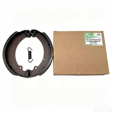 China 180mm Tricycle Brake Shoes, Heavy Duty Brake Lining Pads for 3 Wheel Tricycle Cargo Rickshaw for sale