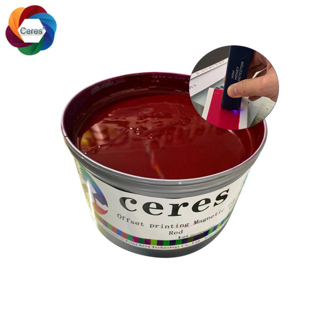 Ceres Magnetic Ink Red Color - Product close-up